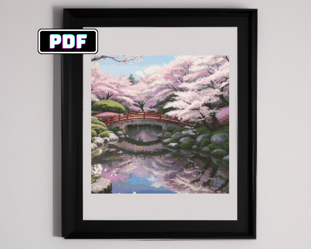 Cherry Blossom Cross Stitch Design - Etsy