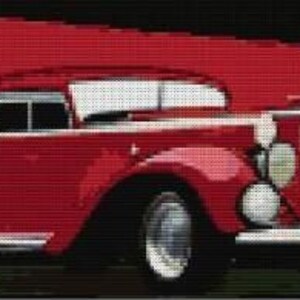 Vintage Car Cross Stitch Patterns Set - Instant Download - Etsy