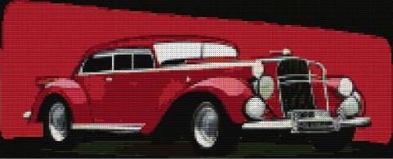 Vintage Car Cross Stitch Patterns Set - Instant Download - Etsy