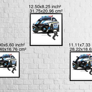 Police Car Cross Stitch Pattern for Law Enforcement Enthusiasts - Etsy