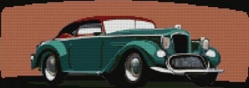 Vintage Car Cross Stitch Patterns Set - Instant Download - Etsy
