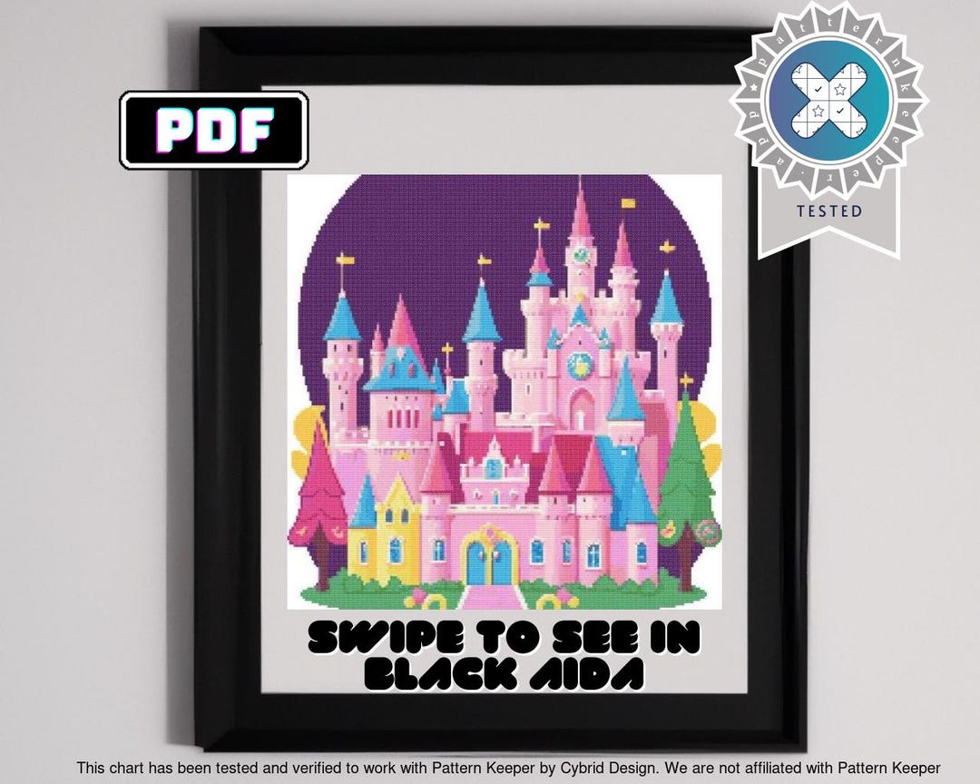 Enchanting Castle Cross Stitch Pattern Instant PDF Download - Etsy