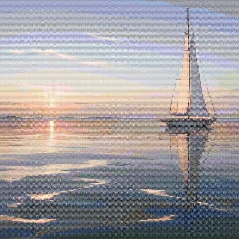 Nautical Sailing Ship Cross Stitch Pattern - Etsy