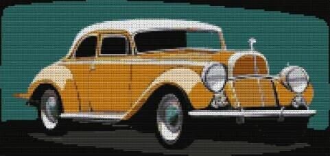 Vintage Car Cross Stitch Patterns Set - Instant Download - Etsy