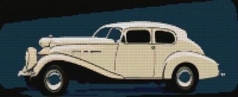 Vintage Car Cross Stitch Patterns Set - Instant Download - Etsy