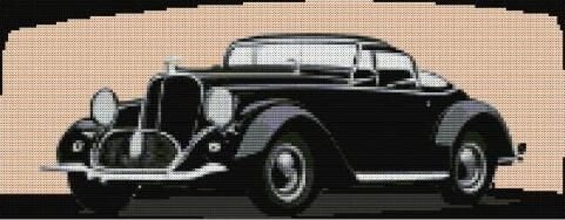 Vintage Car Cross Stitch Patterns Set - Instant Download - Etsy