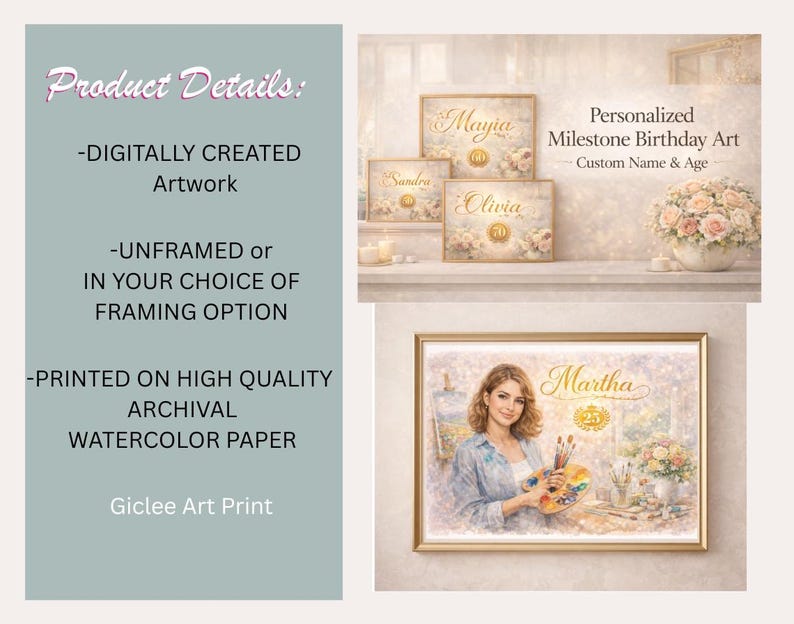 Valentines Day Sale, Custom Portrait. Framed Personalized Portrait ...