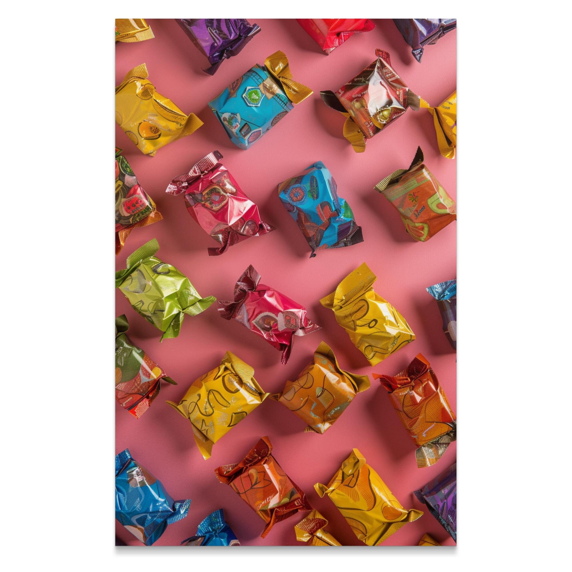 11 Notebooks That Look Like Candy Wrappers Poster 11x17 Inches Kawaii ...