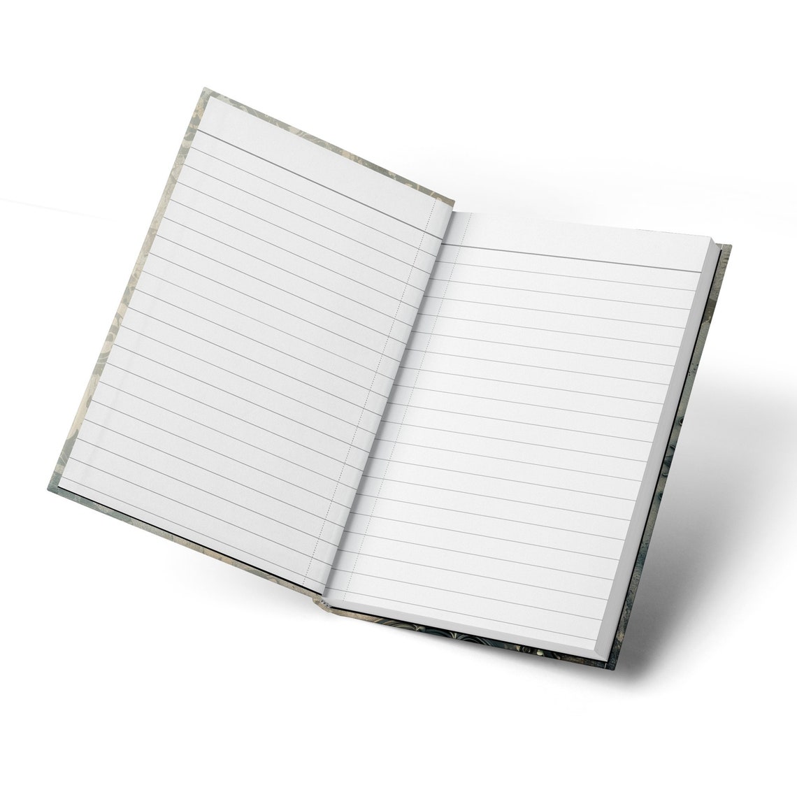 Vintage Baroque Pattern Hardcover Journal, Elegant Matte Finish ...