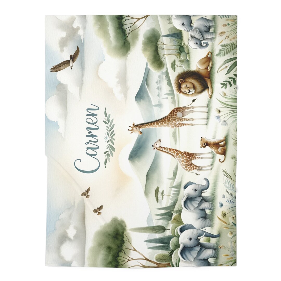 Custom Baby Blanket With Name Customs Baby Blankete Personal - Etsy