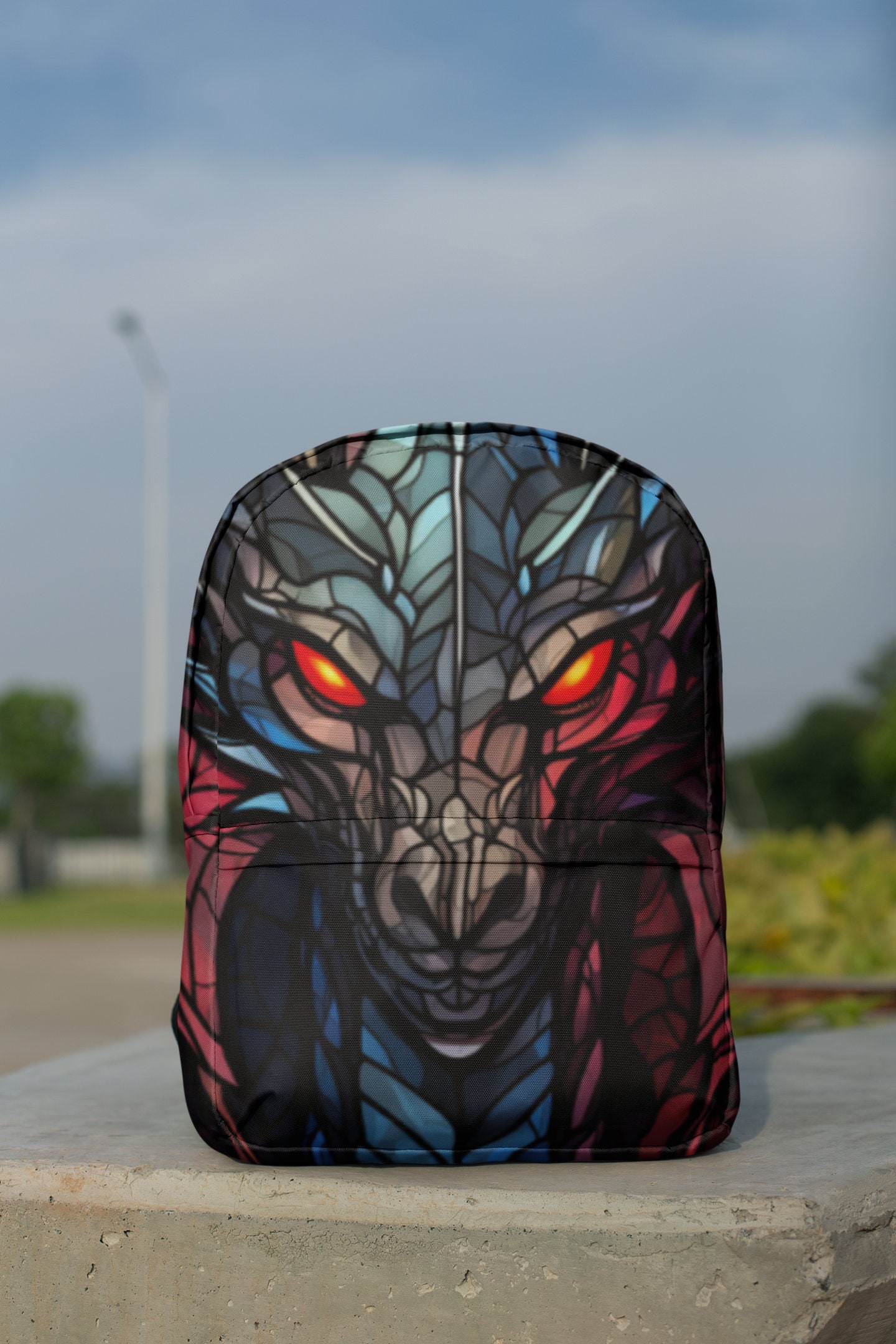 Red Dragon Backpack Custom Backpack School Backpack Cool - Etsy