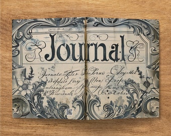 Victorian Style Journal Elegant Hardcover Vintage Inspired Notebook - Etsy