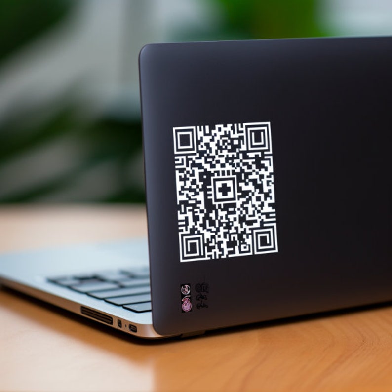 Rick Roll Sticker Rick Roll QR Code Vinyl Sticker WATERPROOF Rickroll ...