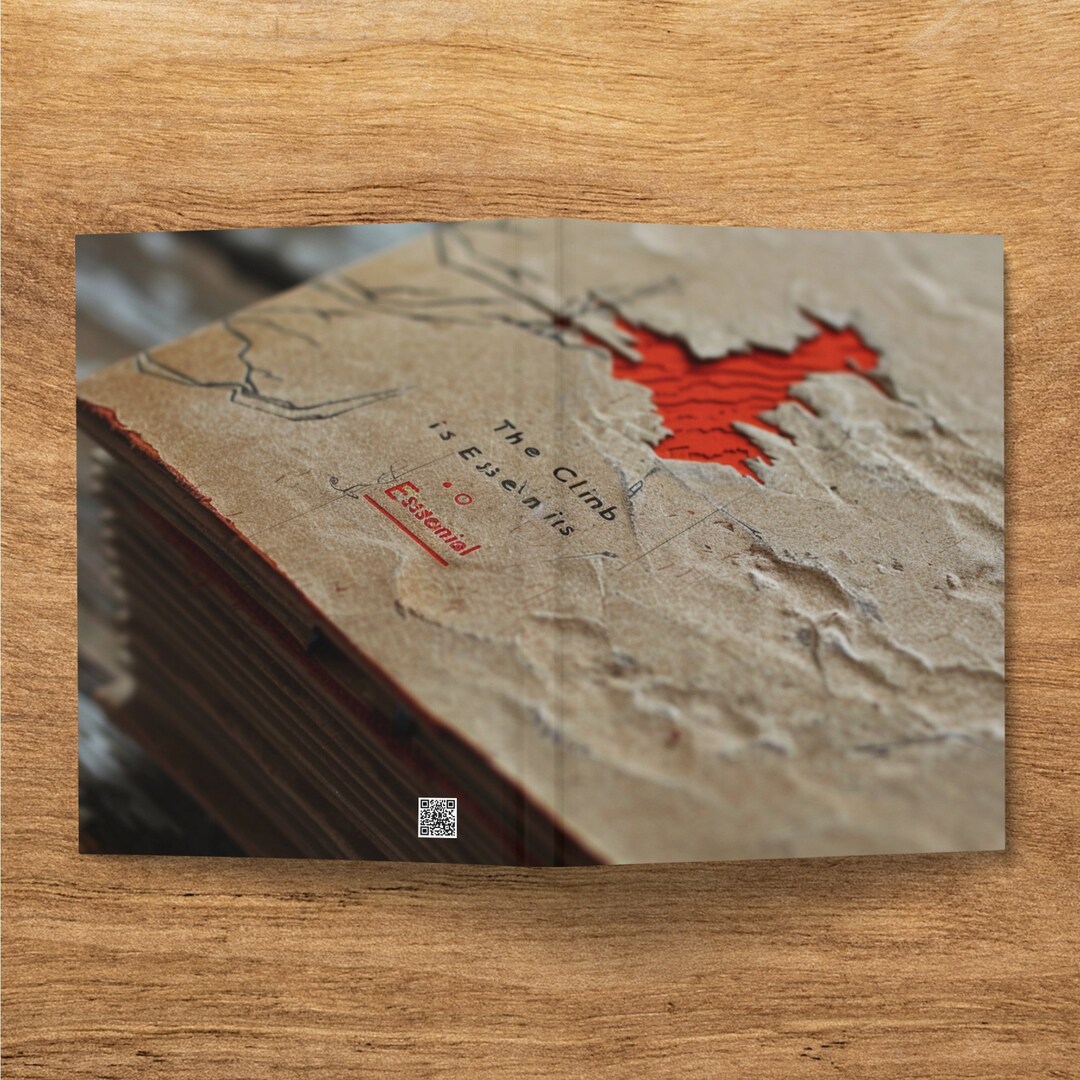 Vintage Map Hardcover Journal, Travel-themed Notebook, Matte Finish ...