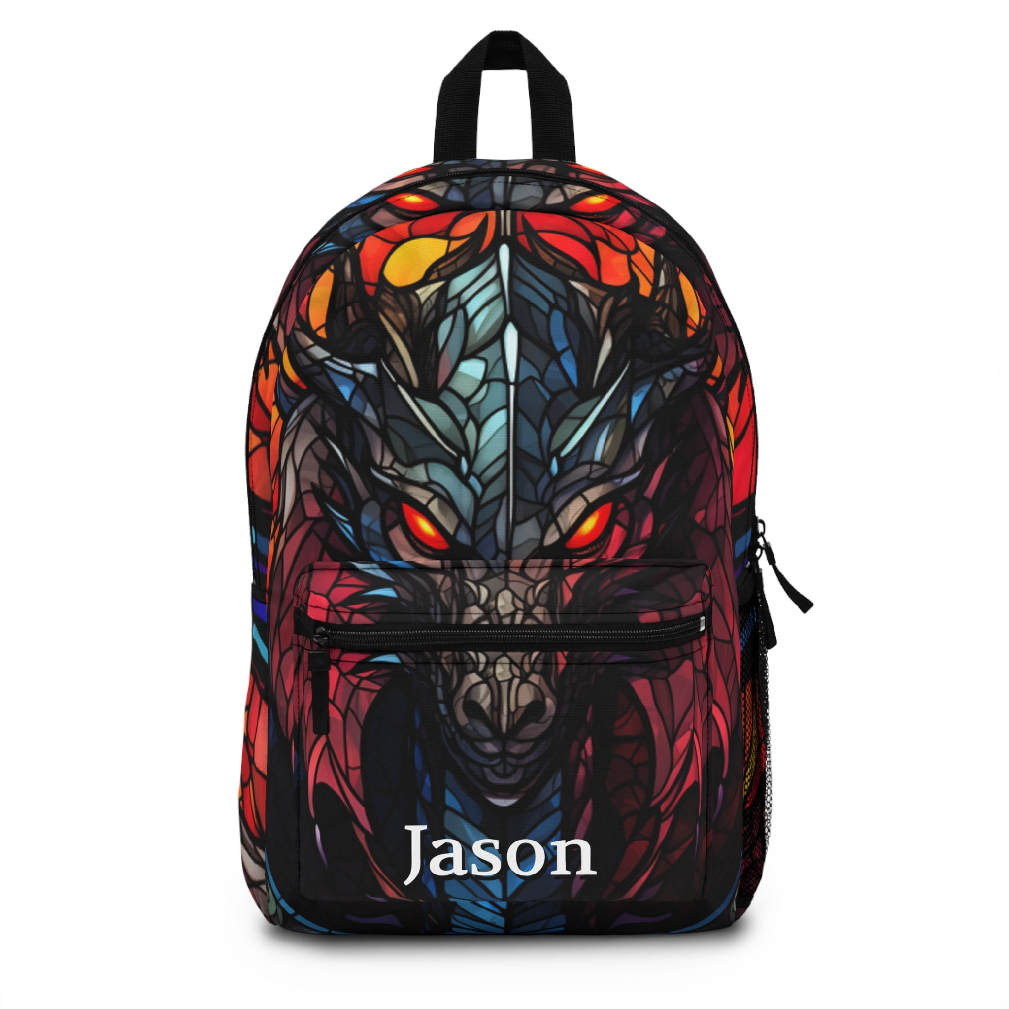 Red Dragon Backpack Custom Backpack School Backpack Cool - Etsy