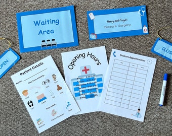 Doctors Pretend Play/dramatic Play/role Play Digital File, Printable ...