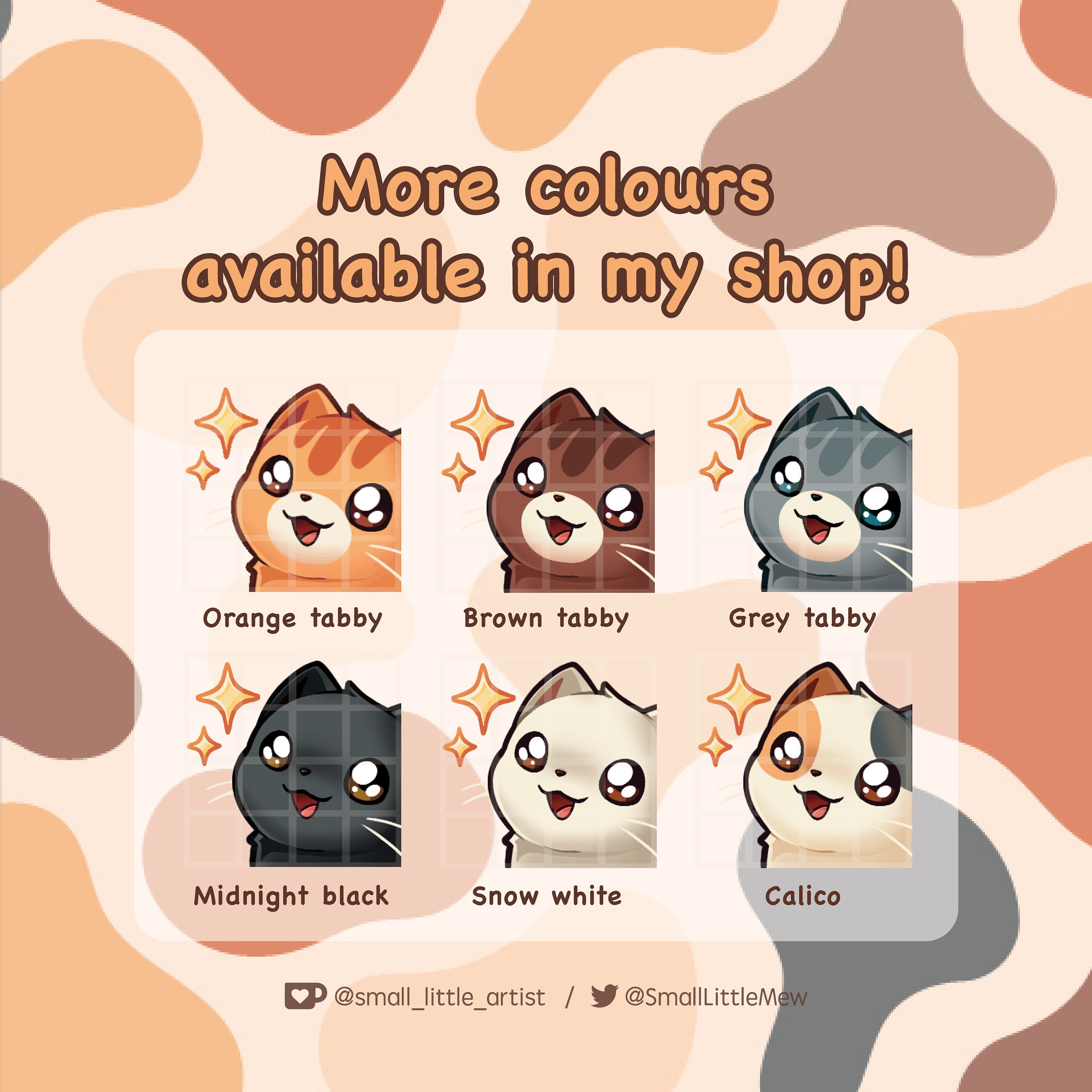 Animated Cat Emote - Amazed White Cat - Pre-made, Ready to Use - Kawaii ...