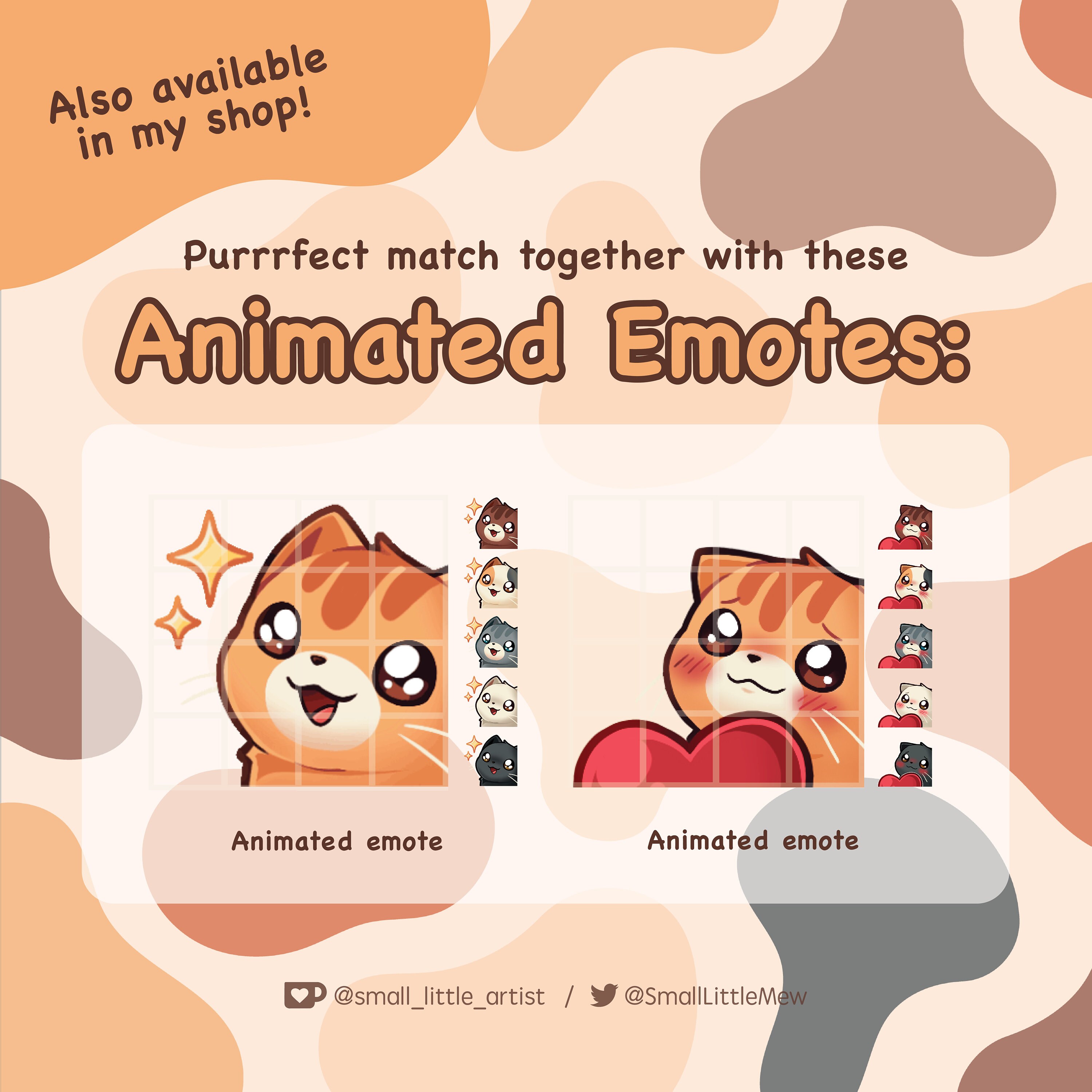 Long Cats - Emote Pack, Light Skin, Twitch / Discord, Premade, Ready to ...