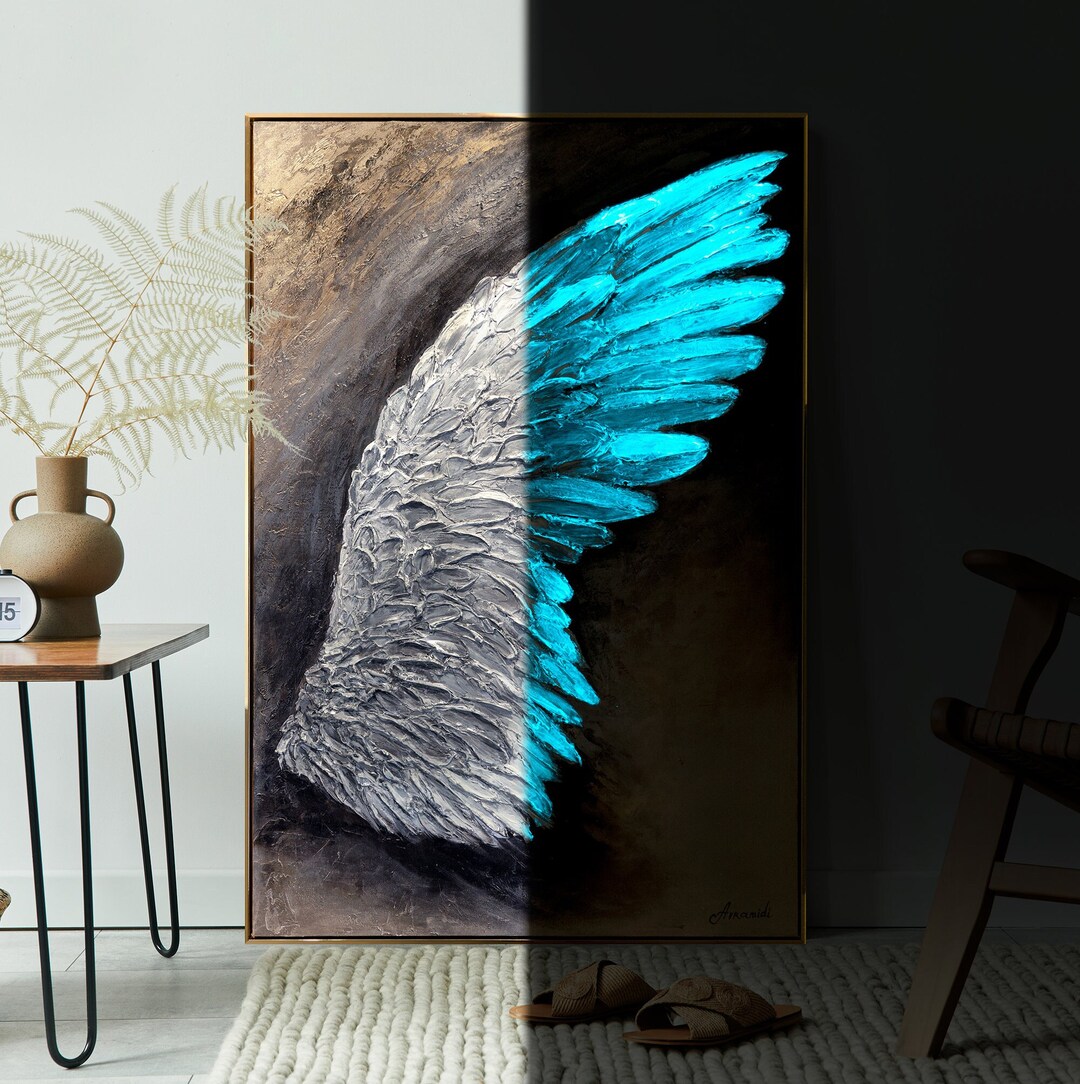 Night Light Acrylic Painting With Frame symbol of Exaltation Abstract ...