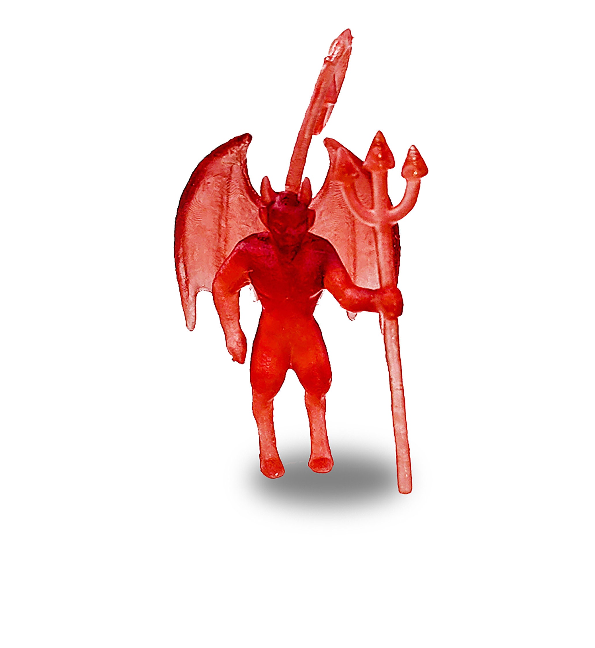 Tiny Translucent Red Devil Figurines - Etsy