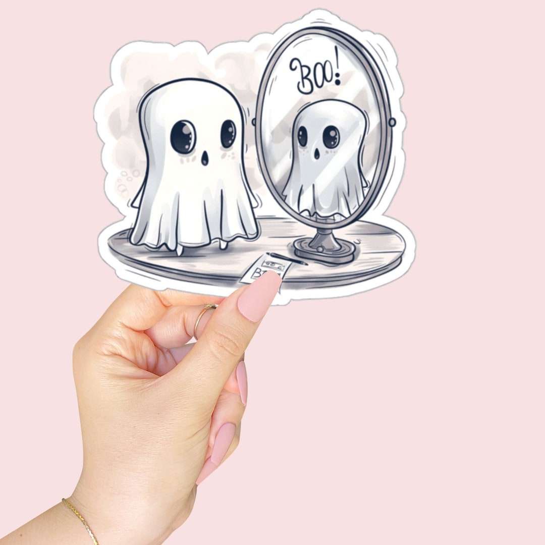 Cute Ghost Sticker Ghost Sticker Halloween Halloween Sticker Cute ...