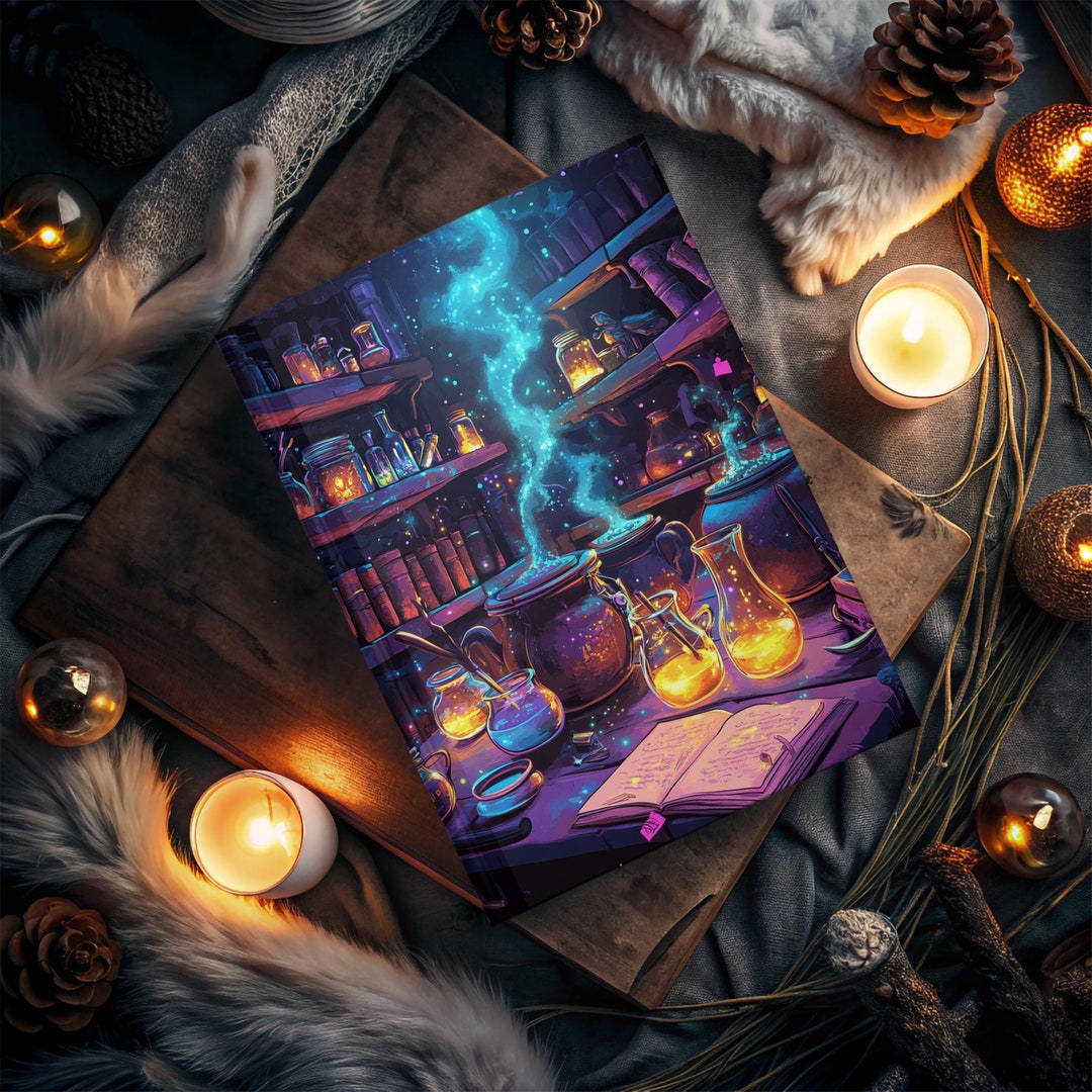 Halloween Journal- Witch Lair- Witches- Hardcover- Halloween- Spooky ...
