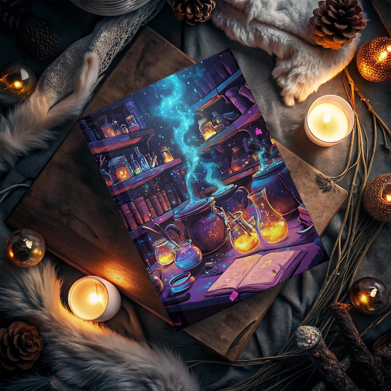 Halloween Journal Witch Lair Witches Hardcover Halloween Spooky Journal ...