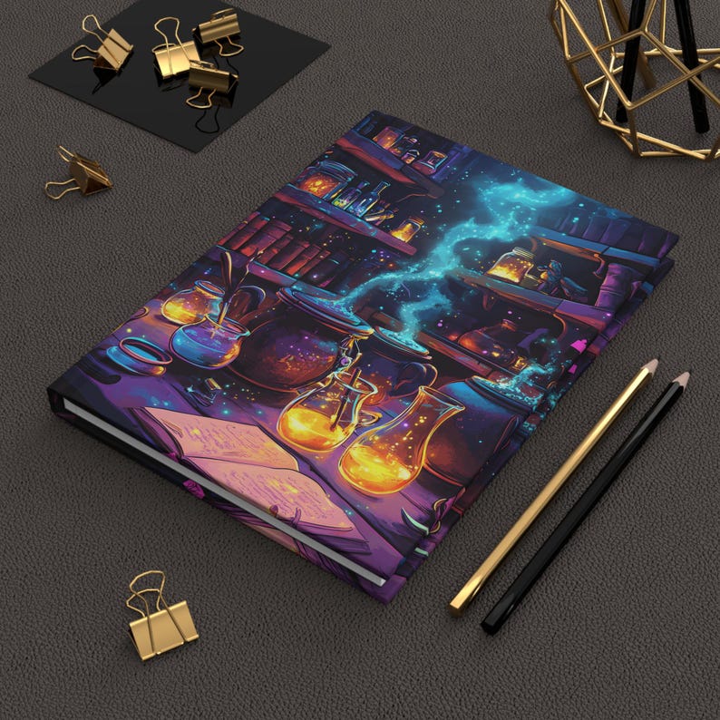 Halloween Journal Witch Lair Witches Hardcover Halloween Spooky Journal ...