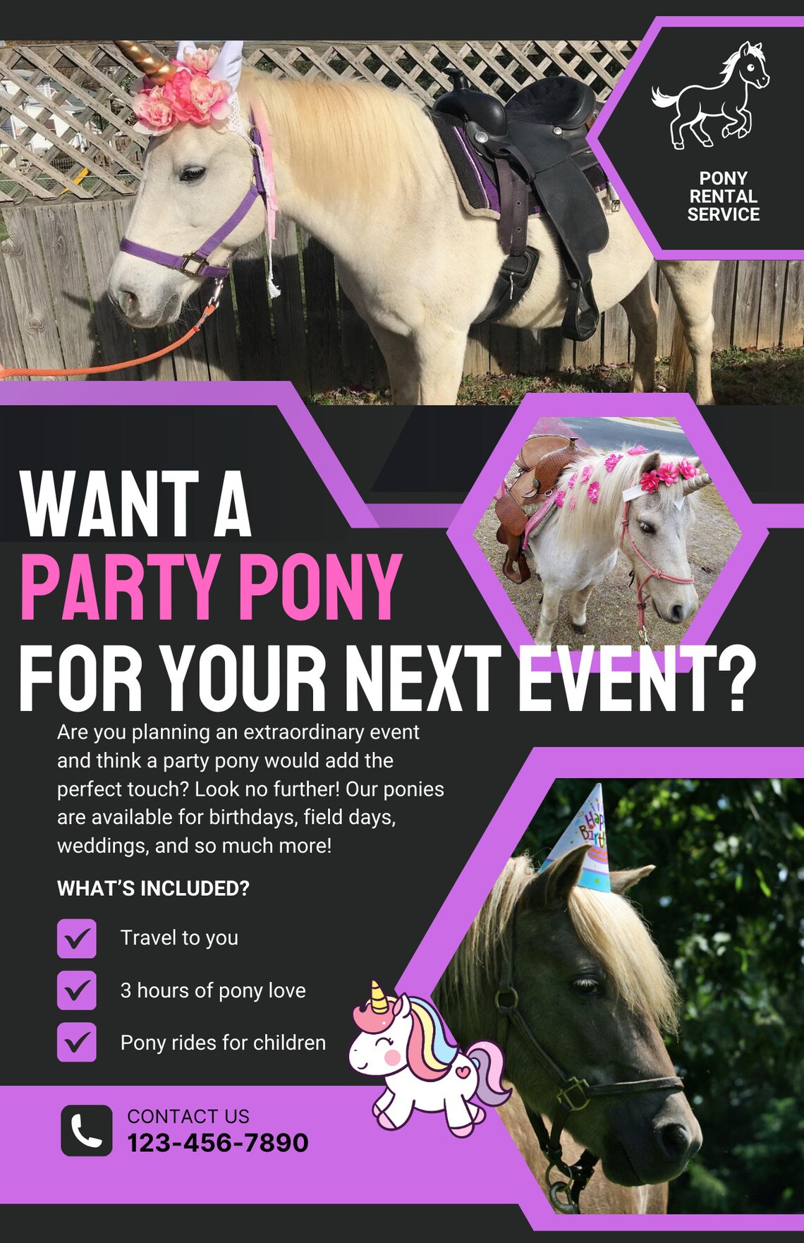 Custom Equine Business Flyer - Etsy