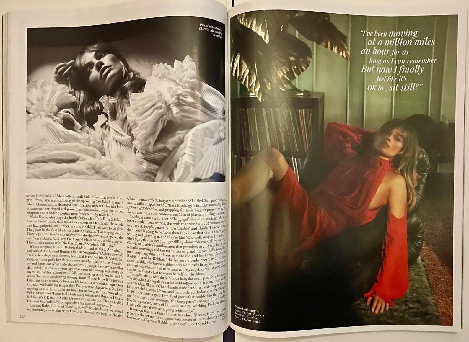 British Vogue UK Magazine August 2021 With Margo Robbie Actress on the ...