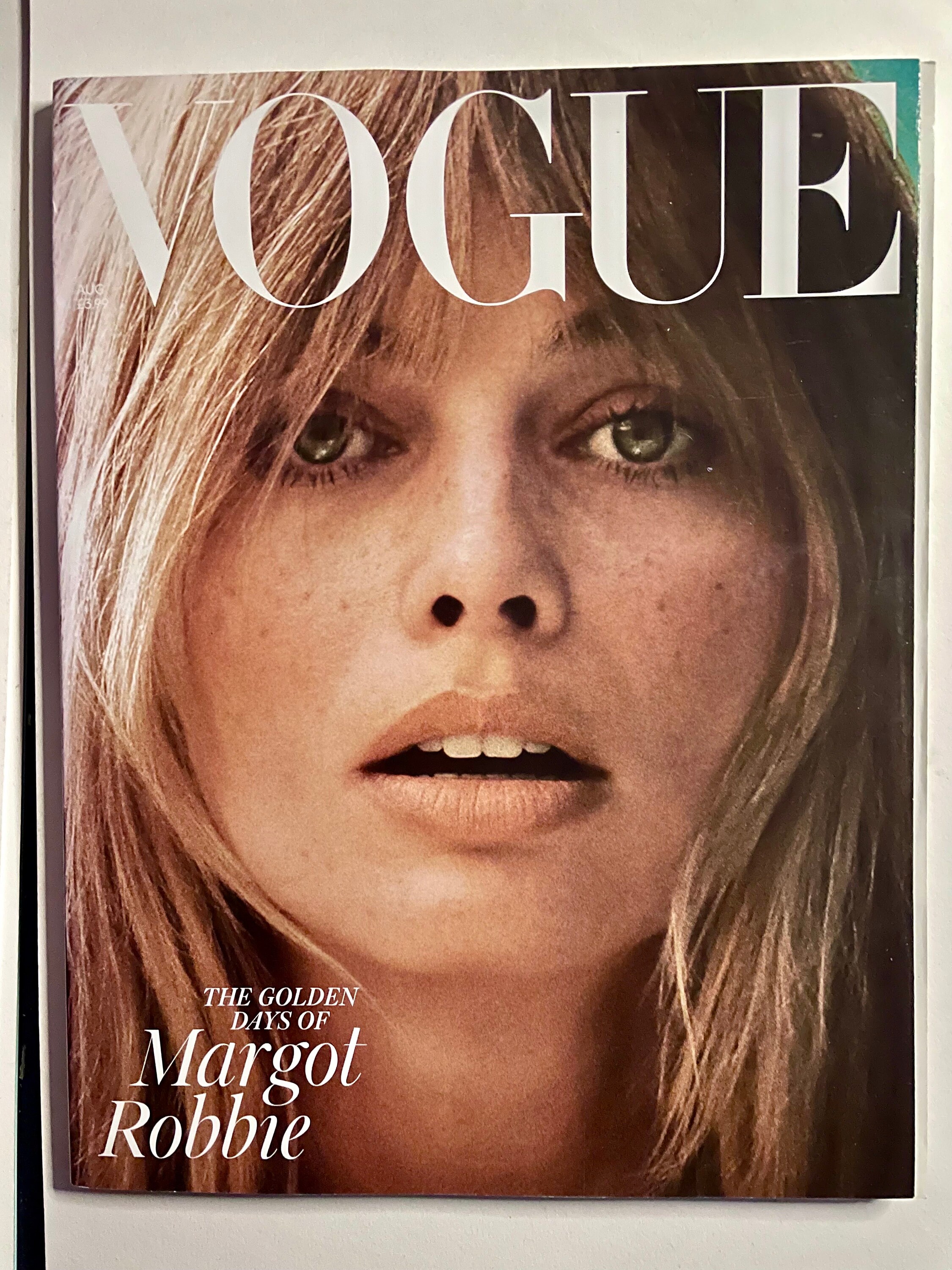 British Vogue UK Magazine August 2021 With Margo Robbie Actress on the ...