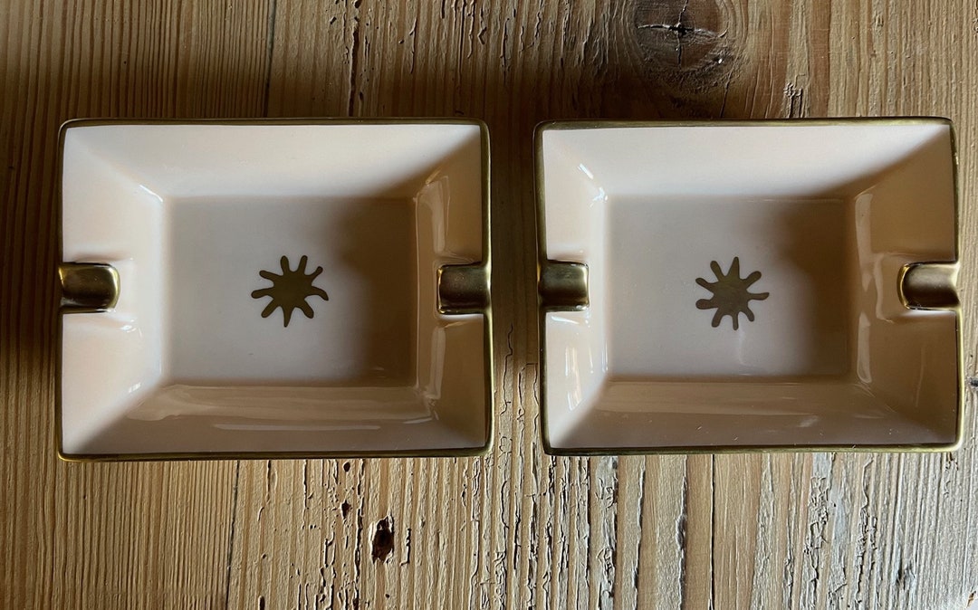Edouard Rambaud Ashtrays Limoges Designer Vintage - Etsy