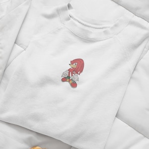 Knuckles Embroidery Design, Ekidne Knuckles Embroidery, Sonic ...
