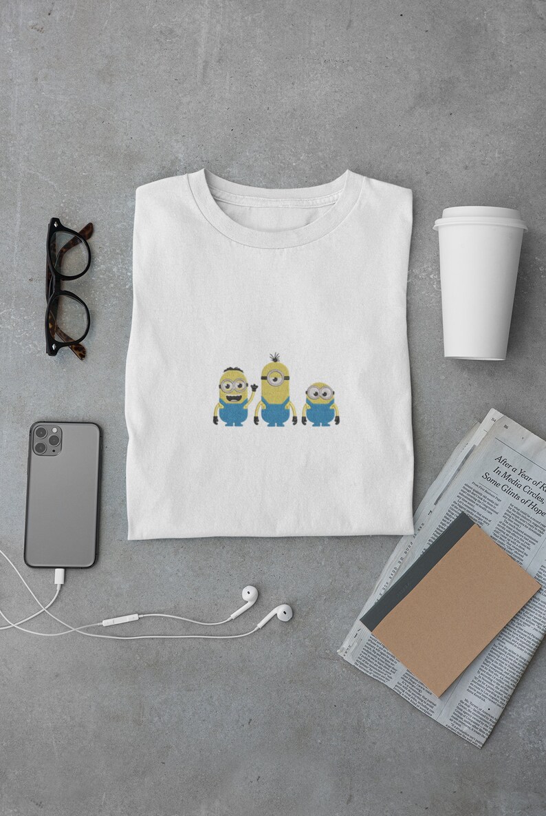 Minion Triple Embroidery Design - Minion Embroidery - 4 Sizes - Pes ...