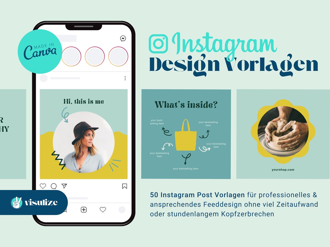 Custom Instagram Post Design Templates for Canva jolly Perfect for ...