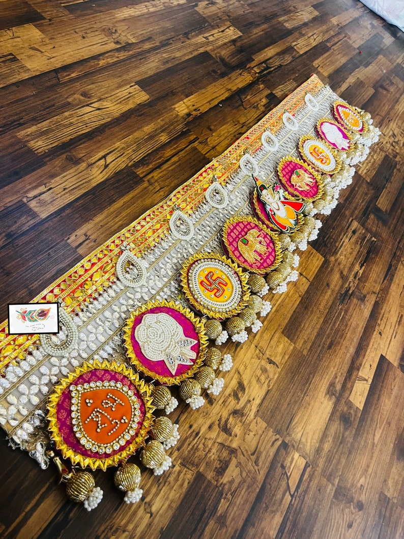 Indian Door /wall Hanging Toran/ Home Decor Bandhanwar for Pooja Puja ...