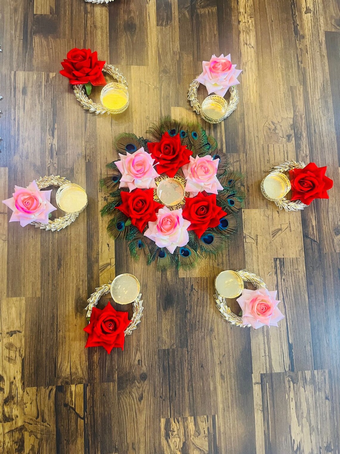 Combo of Rangoli Shubhlabh Flower Toran Indian Door Wall Hanging Toran ...