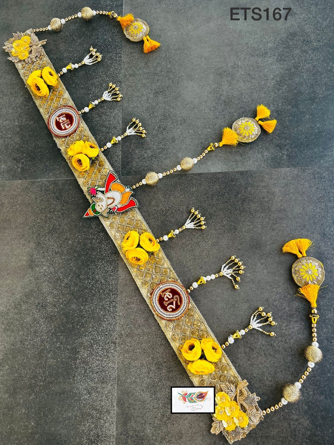 Indian Door /wall Hanging Toran/ Home Decor Bandhanwar for Pooja Puja ...