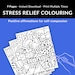 Stress Relief Colouring Positive Affirmation Pages - Etsy