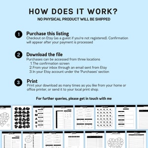 ADHD Bullet Journal Printable Templates Bullet Journal to - Etsy UK