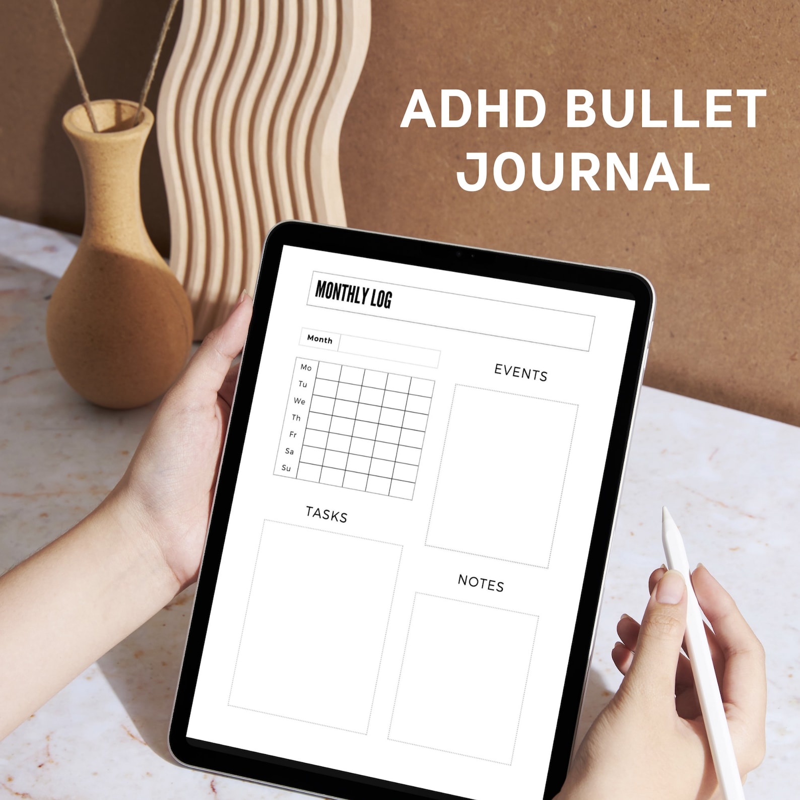 ADHD Bullet Journal Printable Templates, Bullet Journal to Help ...