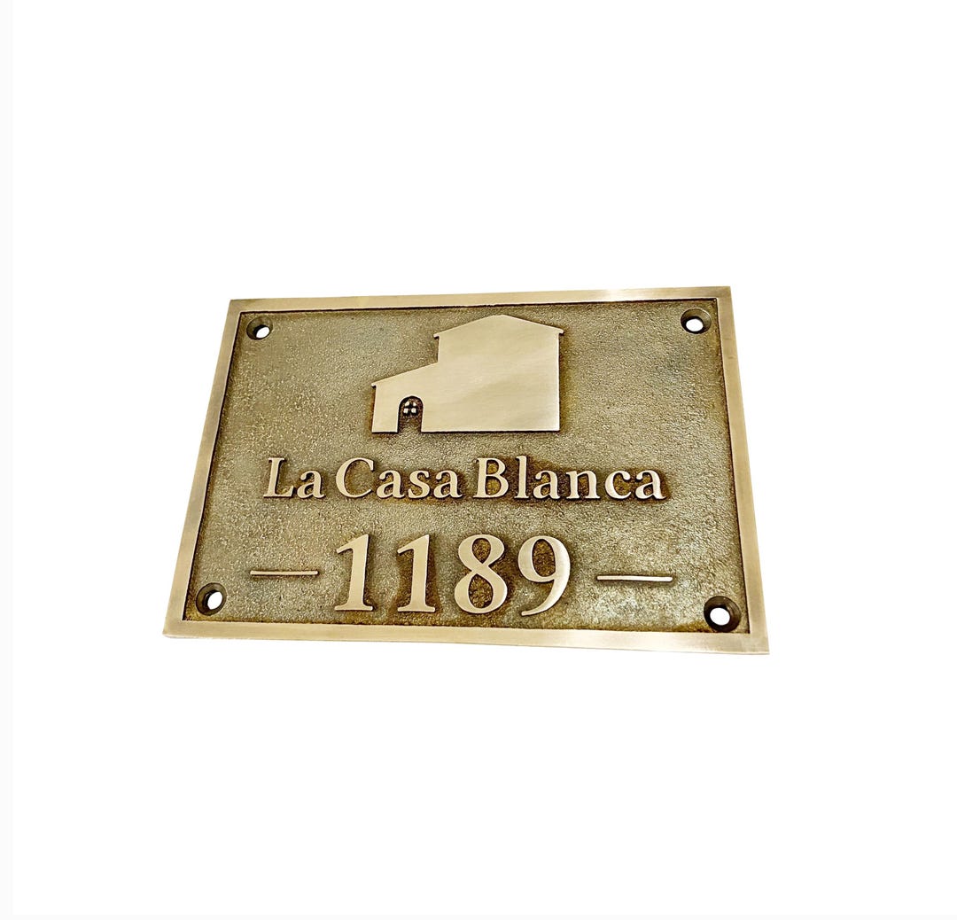 Cast Bronze Custom Plaques est Signs customized Gift Plaques-door ...