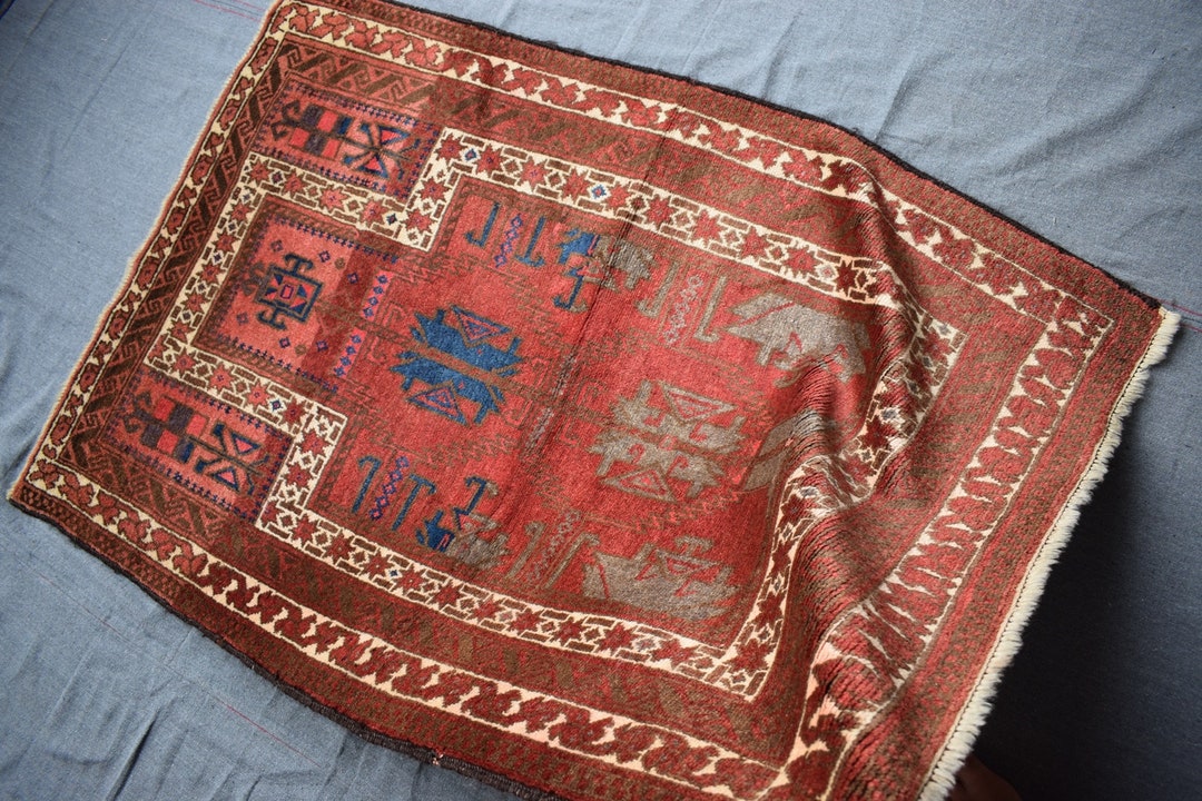 Finest Quality 3'1x4'5 Ft Vintage Hand - Etsy