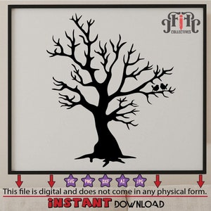 Fall Tree SVG/DXF/PNG, Instant Digital Download for Silhouette & Cricut ...