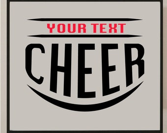 Cheer Team Template SVG: Bold and Eye-catching Design for Your ...