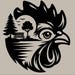 Chicken Farm Scene Svg, Chicken Clipart, Farming Shirt Png, Farmer Gift ...