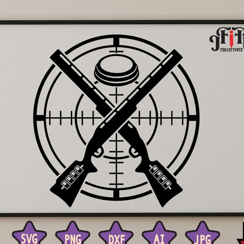 Clay Target Clip Art - Etsy