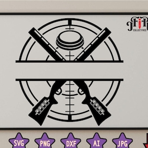Trap Shooting Svg, Split Name Frame ,trapshooting, Clay Shooting SVG ...