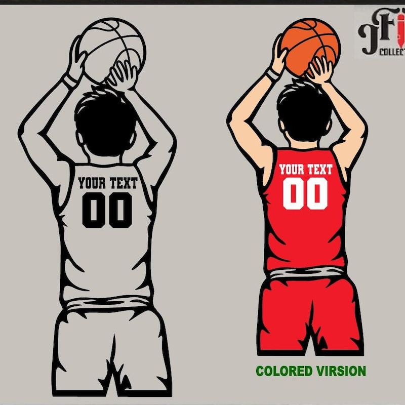 Basketball Player Svg - Etsy