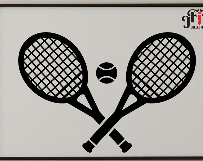 Tennis Racket SVG, Racket PNG, Racket Dxf, Racket Clipart, Tennis ...